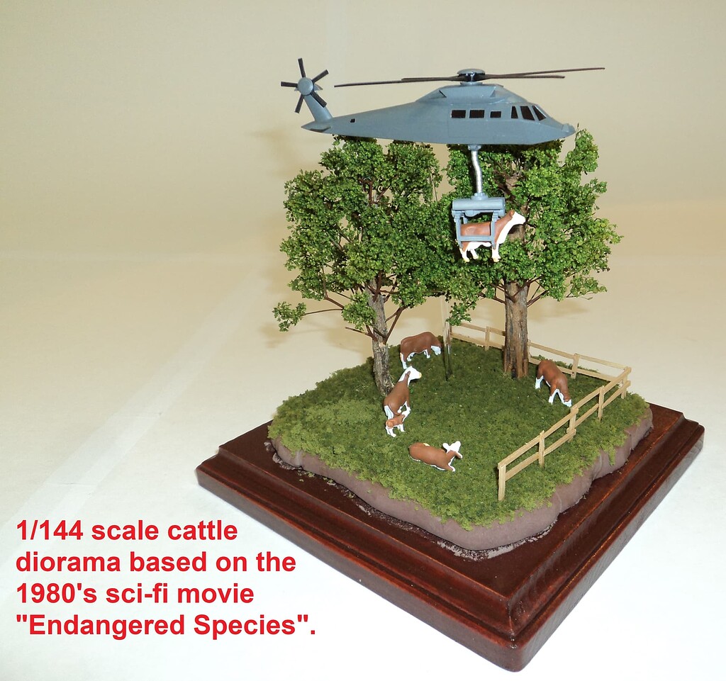 Endangered Species cattle diorama - Dioramas - Finescale Modeler Forum