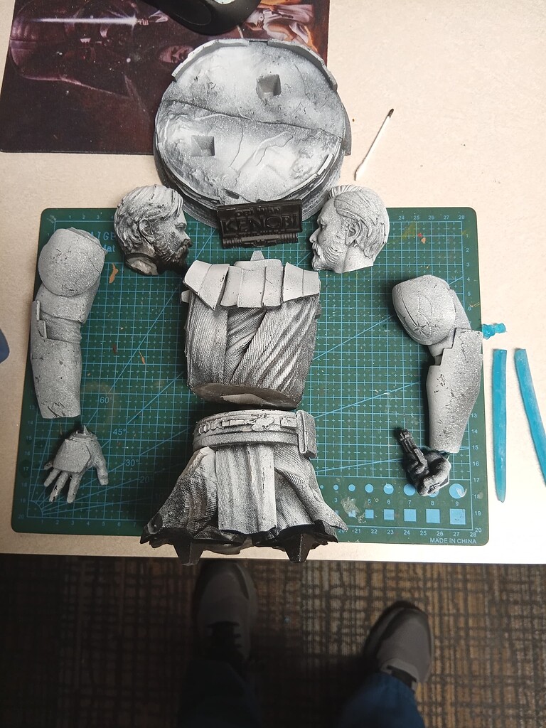 Obi Wan Kenobi 3d print WIP complete 7/12/2025 - Figures and Misc ...