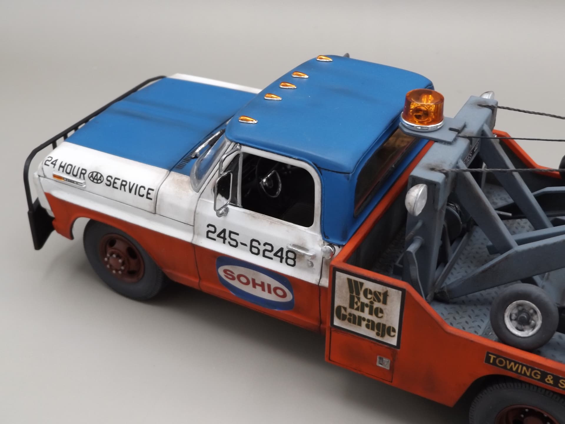 Here we go again: 1972 Moebius Ford F-350 Tow Truck - Modeling Subjects ...