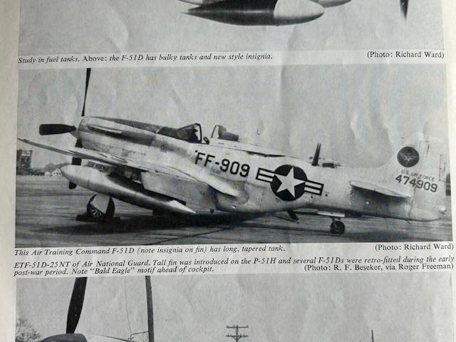 F-51 Mustang External Tanks - Aircraft - Finescale Modeler Forum