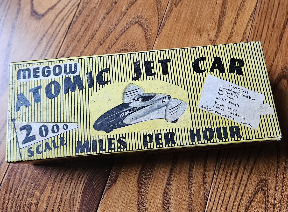 1940's balsa Megow Atomic Jet Car kit value? - General Discussion ...