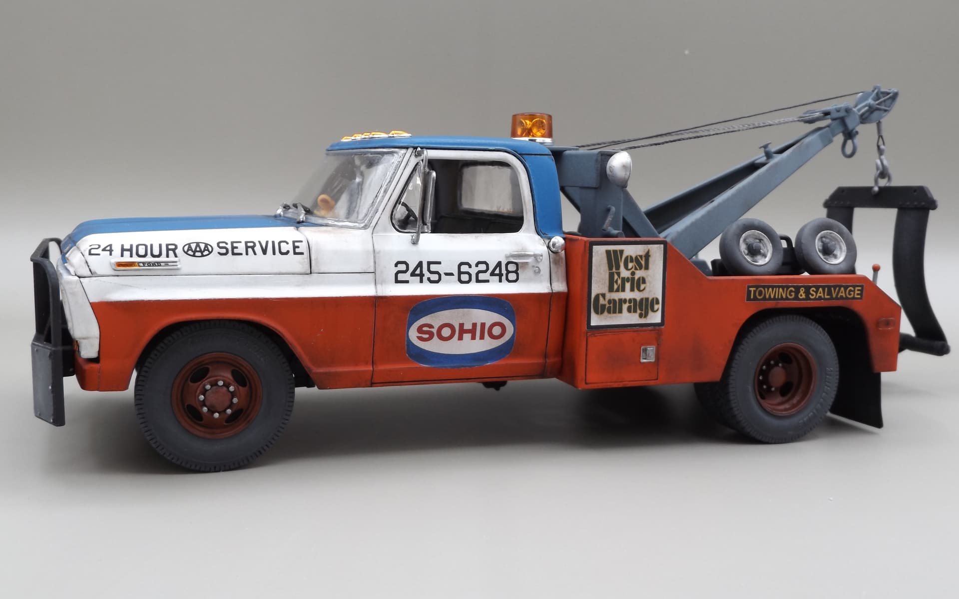 Here we go again: 1972 Moebius Ford F-350 Tow Truck - Modeling Subjects ...