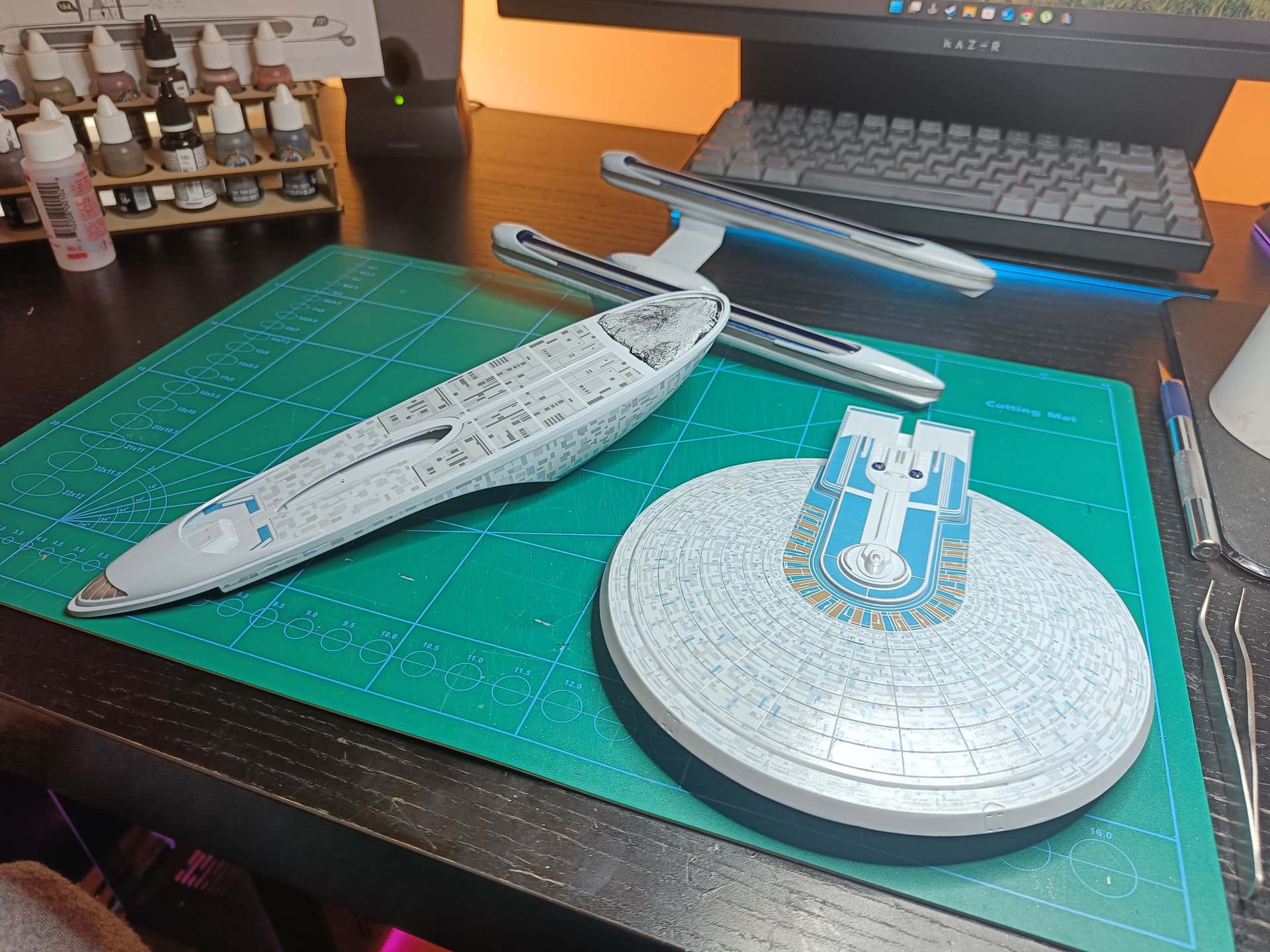 USS Excelsior build log - Science Fiction - Finescale Modeler Forum