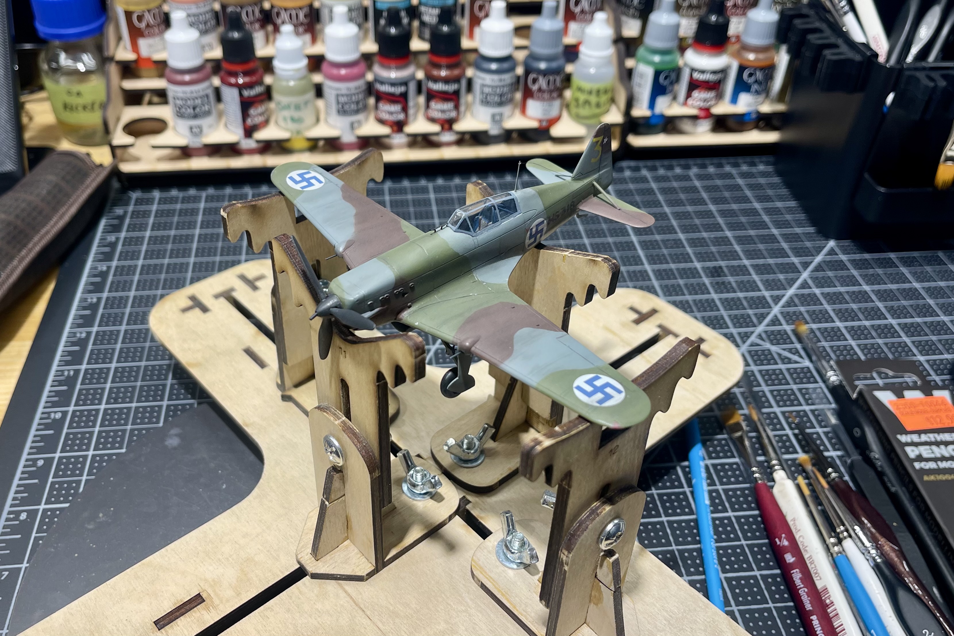 Building Jig Berth 1/72 & 48 scale Aircraft - Tools - Finescale Modeler ...