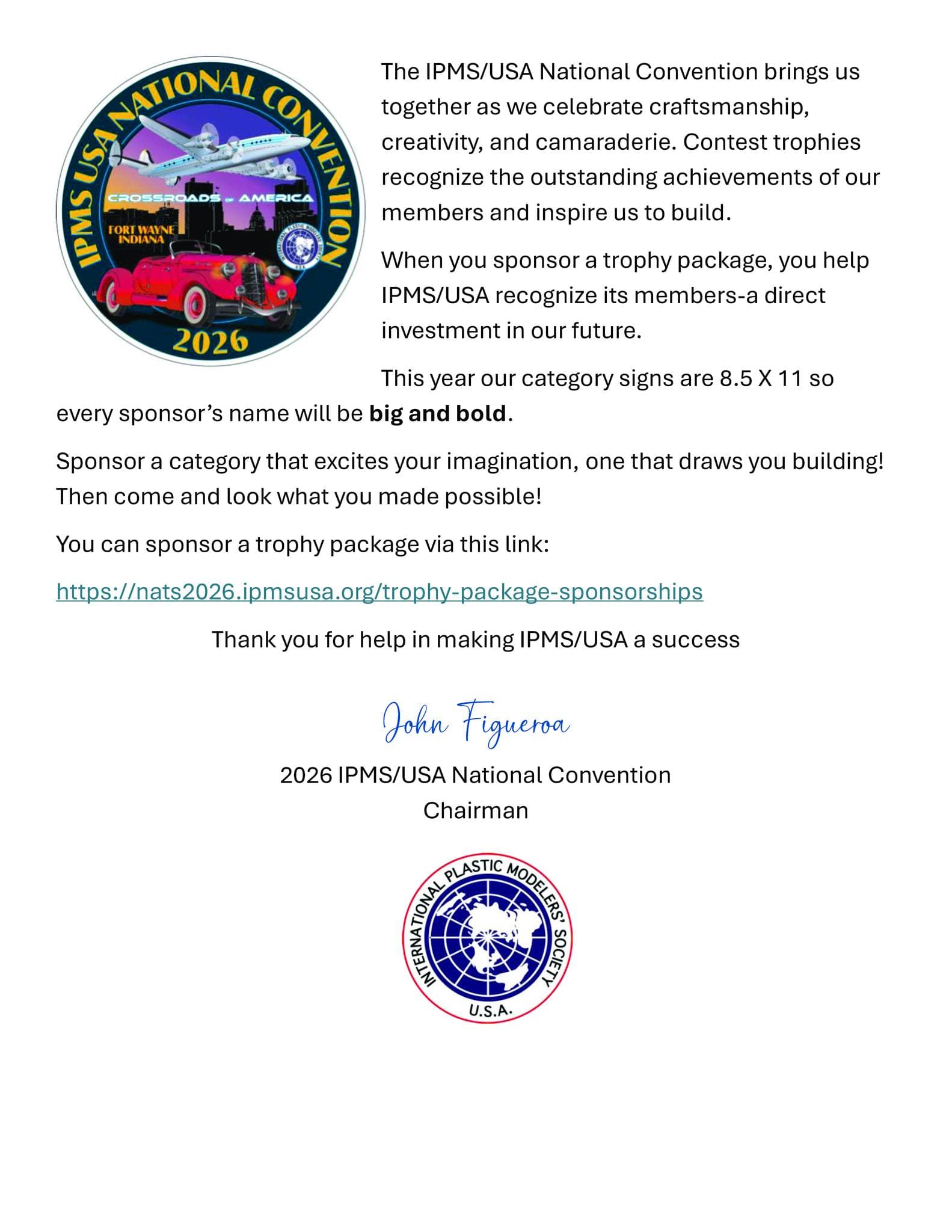 2026 IPMS National Convention Registration - Scale Model Events ...