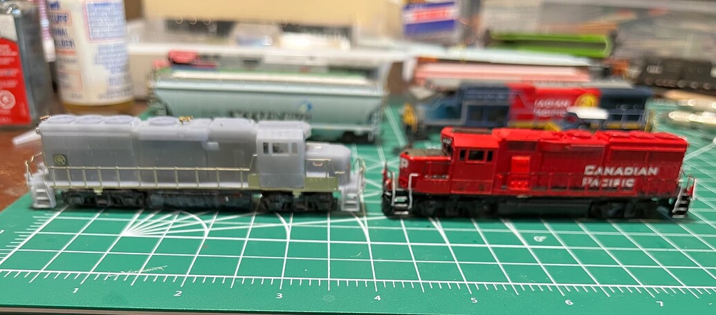 Progress on the New-Can models GP20ECO's - Model Railroader - Trains ...